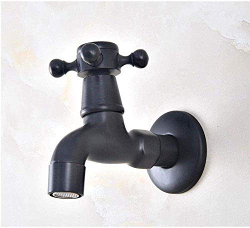 NZDY Faucet Oil Rubbed Bronze Outdoorgarden Water Tap Mop Pool Faucet Laundry Sink Cold Water Tap