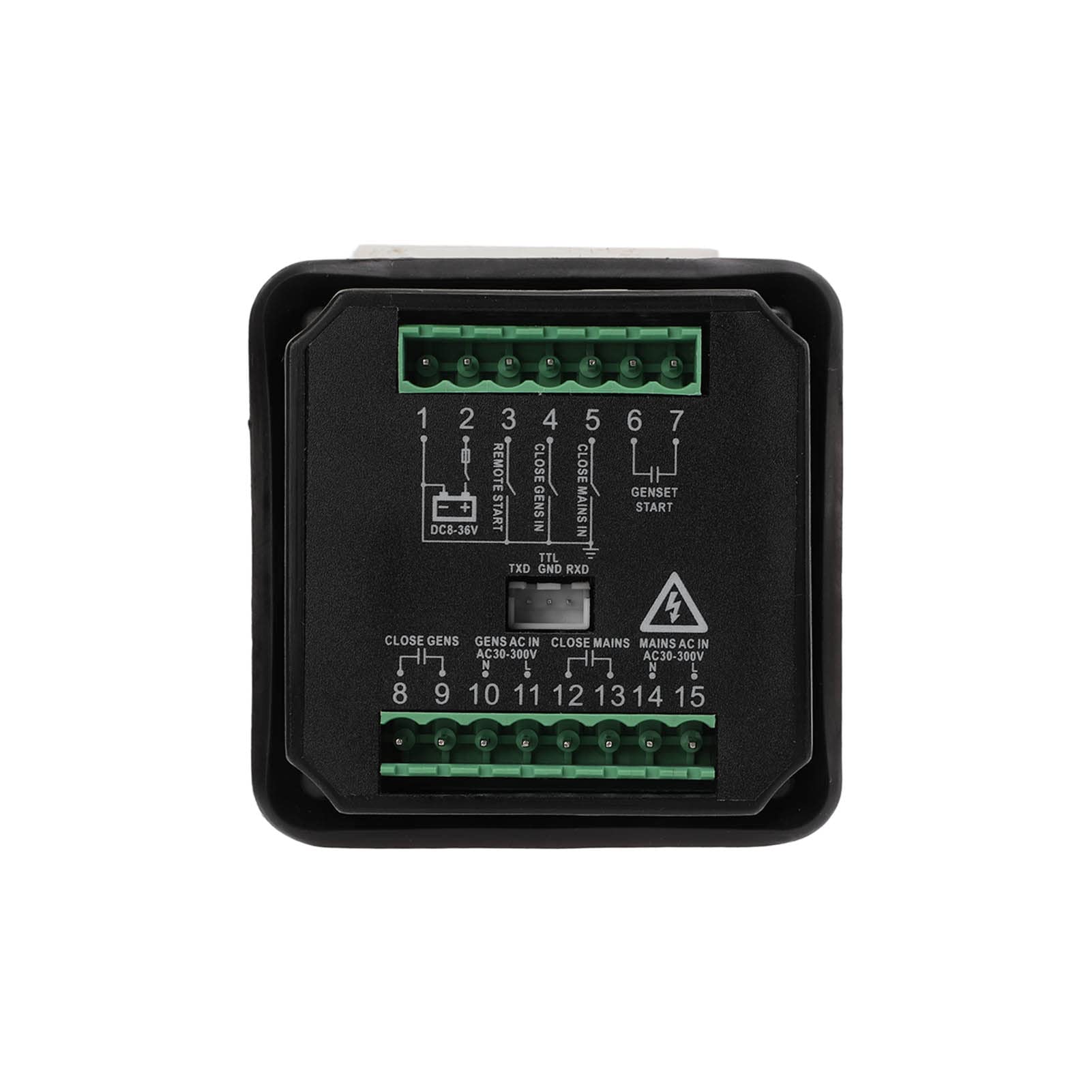 Outdoor Generator Controller Automatic Switch Module Dual Power Switch Controller with LED Display ATS220 AC30‑300V