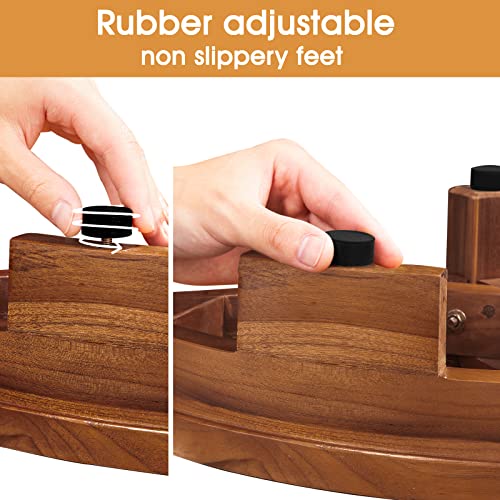 Rose Home Fashion 16.5" Teak Shower Bench, Teak Shower Stool, Corner Shower Bench, Corner Shower Stool, Teak Corner Shower Bench, Teak Shower Seat, Assembly Required