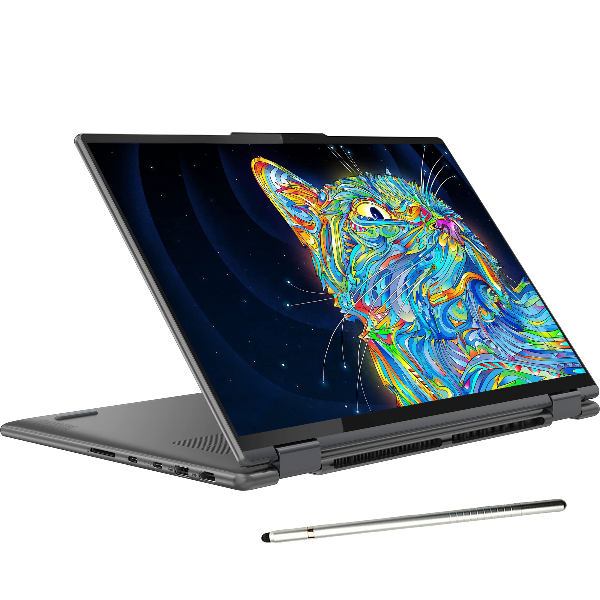 Lenovo Yoga 7i 16" 2.5K Touchscreen 2-in-1 Laptop, 12th Intel Evo Platform 12-Core i5-1240P, 8GB LPDDR5 RAM, 1024GB SSD, Intel Iris Xe Graphics, Backlit KB, FP, Win11 H, W/Stylus Pen