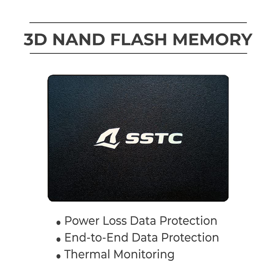 SSTC Megamouth 120GB SATA 3 2.5" Internal SSD (SSTC-MM120-25) - 3 Pack