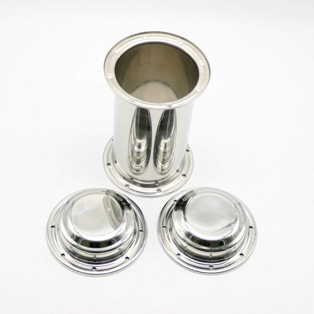 MAYAGU 10.2" Stainless Steel Time Capsule Waterproof Lock Container Storage Future Gift