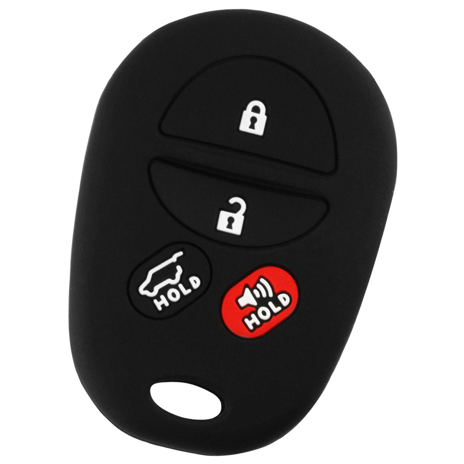 Key Fob Keyless Entry Remote Cover Protector for Toyota Suv (GQ43VT20T)