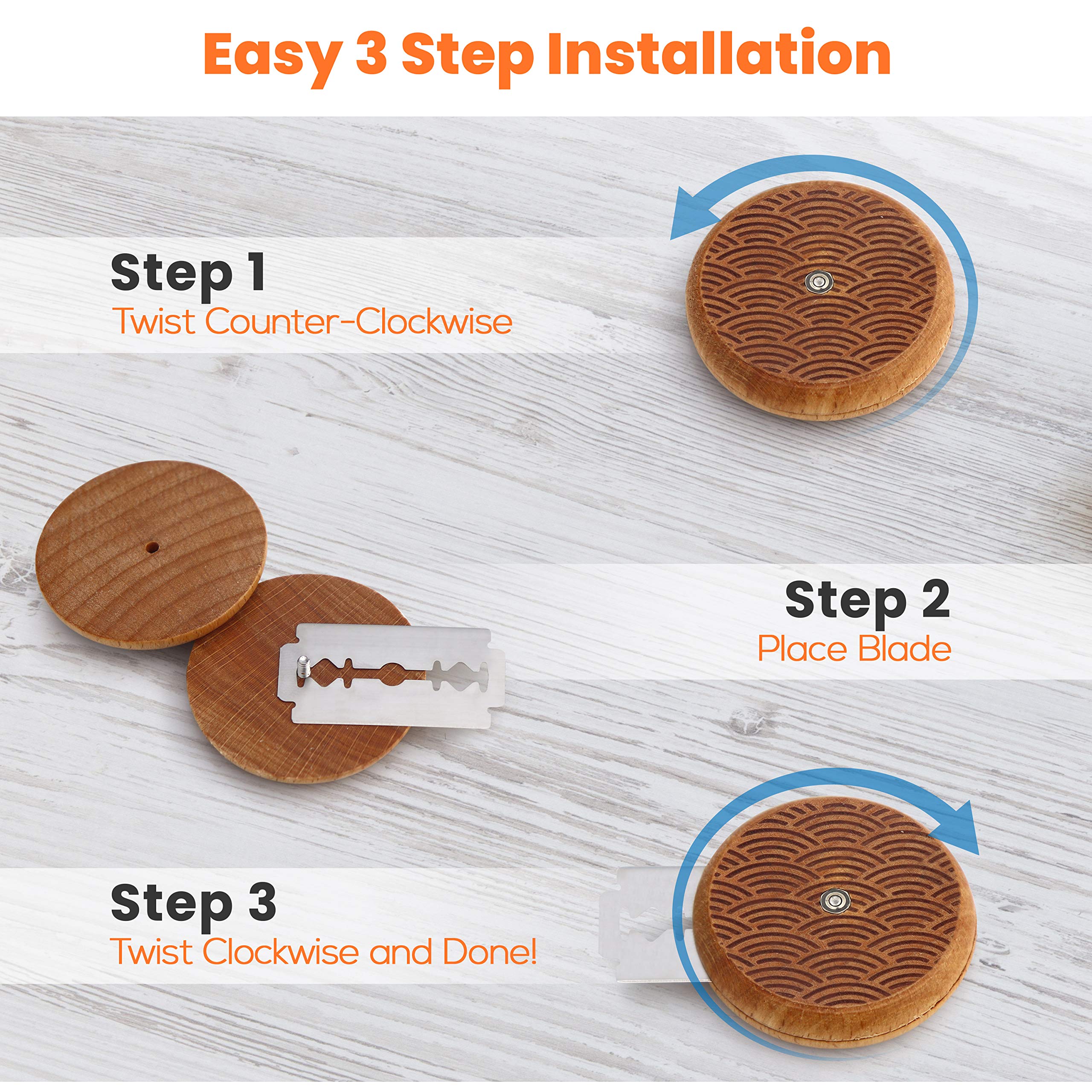 Letheva UFO Bread Lame Cutter, for Scoring Homemade Dough, Great Gift for Artisan Bread and Baguette Makers, Our Scorer Includes 10 Replaceable Razor Blades, Must Baking Tool for Bread Baking