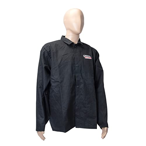 Lincoln Electric Black X-Large Flame-Resistant Cloth Welding Jacket,KH808XL