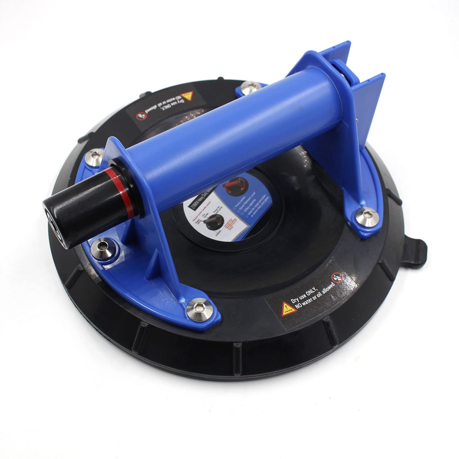 Saddgo Vacuum Suction Cup 8inch 200kg Bearing Capacity Heavy Duty Vacuum Lifter for Tile Glass Pulling & Lifting