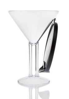 LipLidz ~ 10 oz. Martini Glass w/Attachable Drink-thru Lid (4 Pack)