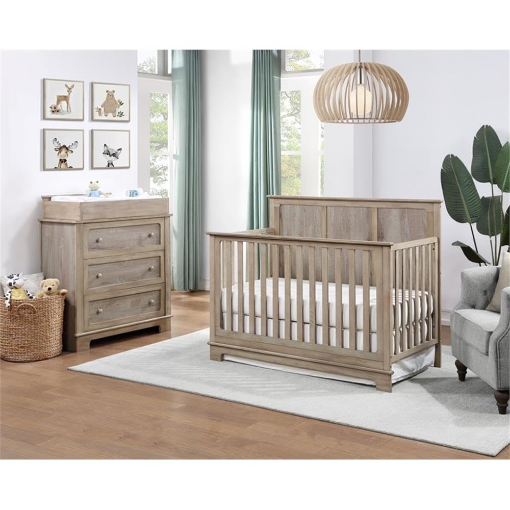 Suite Bebe Grayson 4-in-1 Convertible Crib Rustic Alpine