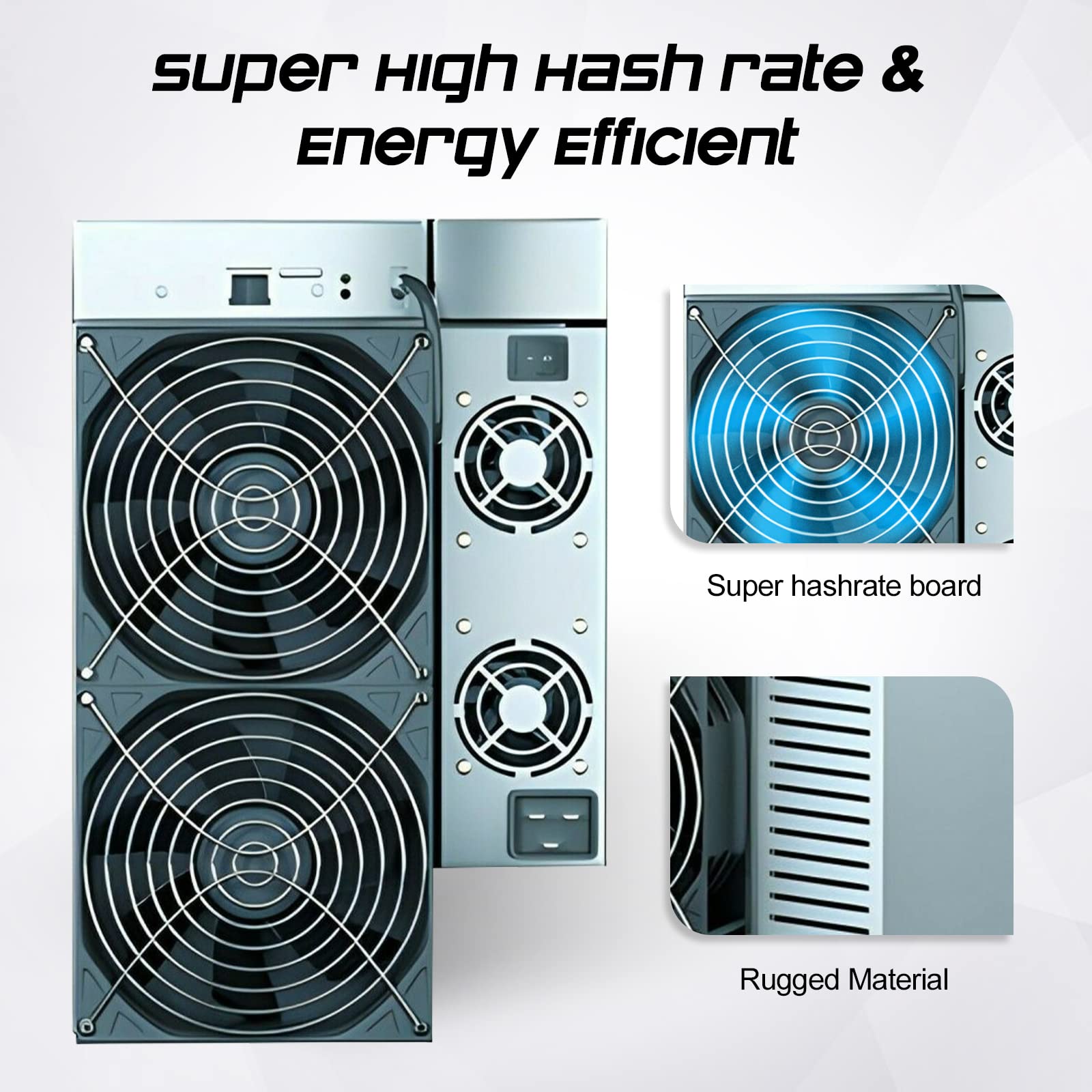 QUEP New Goldshell KD LITE Miner 16.2TH/S 1330W/h KDA Miner Network Mining Machine Low Noise Miner Noise Quiet Mining