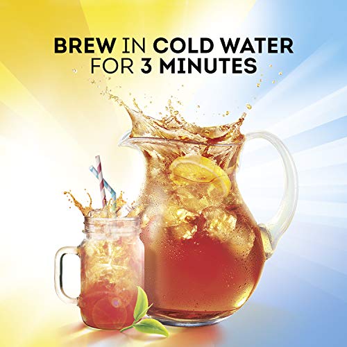 Lipton Cold Brew Iced Tea Bags, Family Size, 22 Count (Pack of 6)