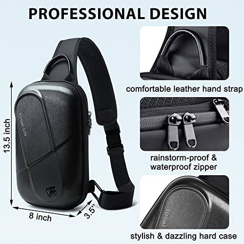 Piskyet Detachablea VR Backpack Case/Official Elite Strap Carrying Case, Hard Travel Case - Brushed Black