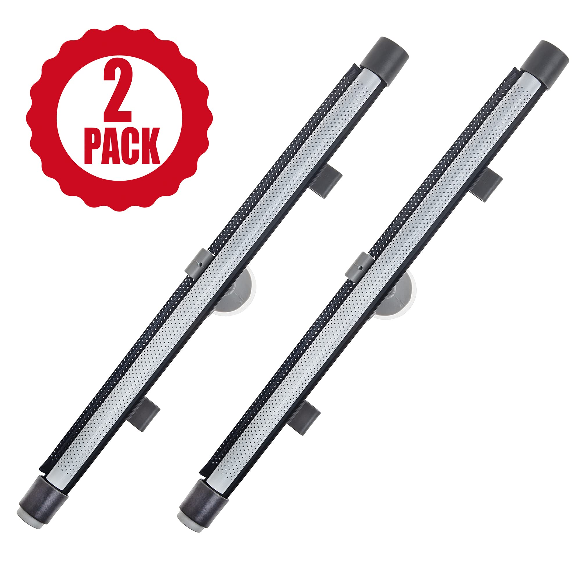Safety 1st 2-Pack 14" Retractable Window Shades for Car Side Windows, Baby Car Shade Sun Blocker, Glare Protector Rollershade
