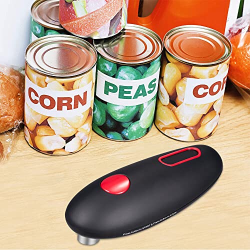 Portable Electric Can Openers, Safe Fast Electric Automatic Can Opener Smooth Edge For Commercial Home(Batteries not Included)