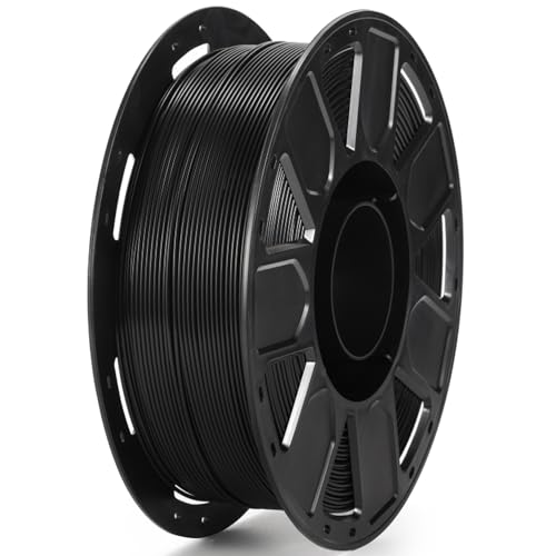 RongTong 3D Printer Filament PLA Plus (PLA+) 1.75mm Black, PLA + Filament 1kg Spool (2.2lbs) Toughness, 3D Printing Filament PLA Pro, Fit Most FDM Printers, Dimensional Accuracy +/- 0.03mm