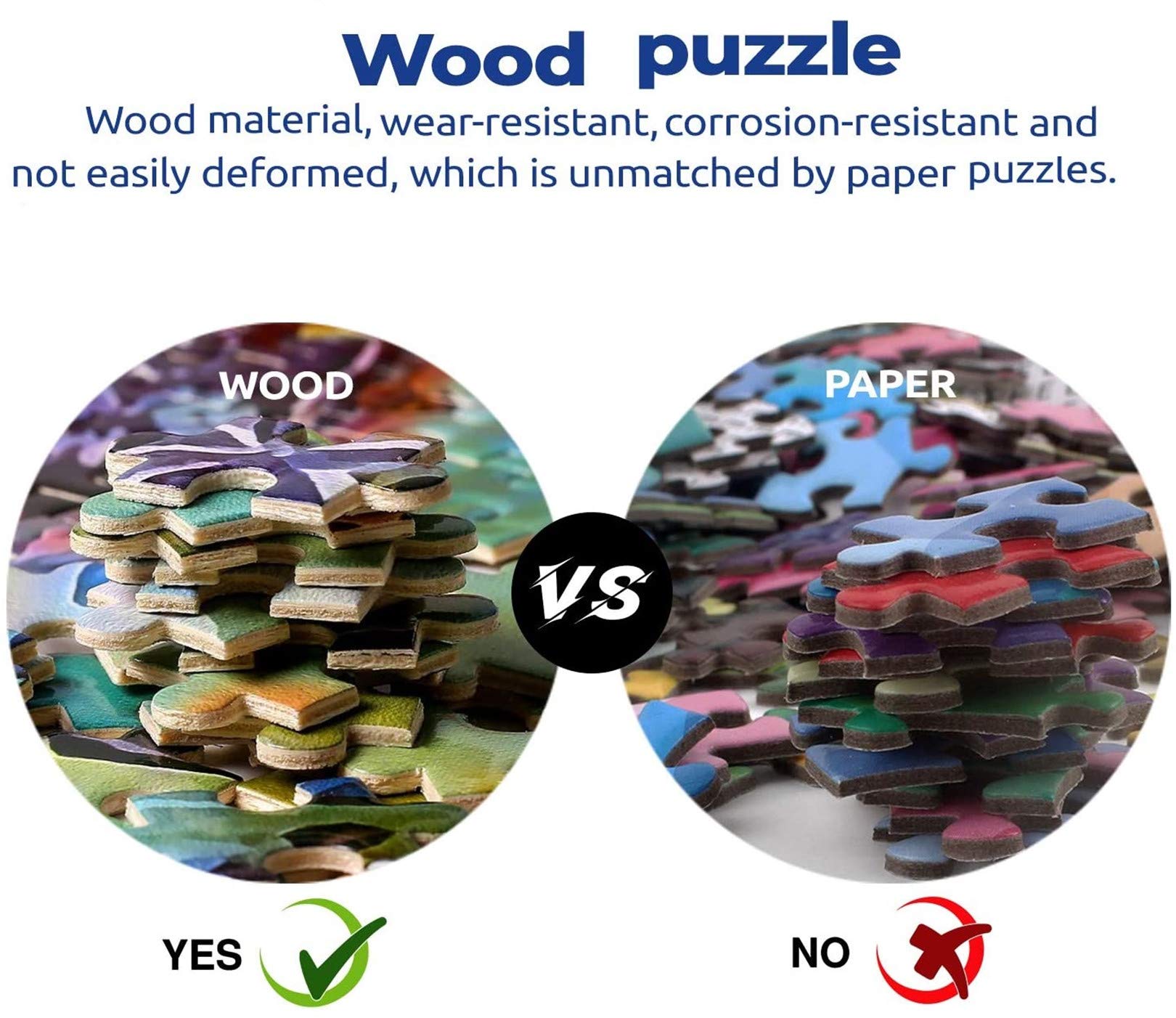 Puzzles for Adults 500 Piece，Jigsaw Puzzle，Easter Bunny and Eggs Puzzle,Wooden Puzzle,Christmas Puzzle and Easter Jigsaw Puzzle, (Easter Bunny and Eggs, 500 Piece)