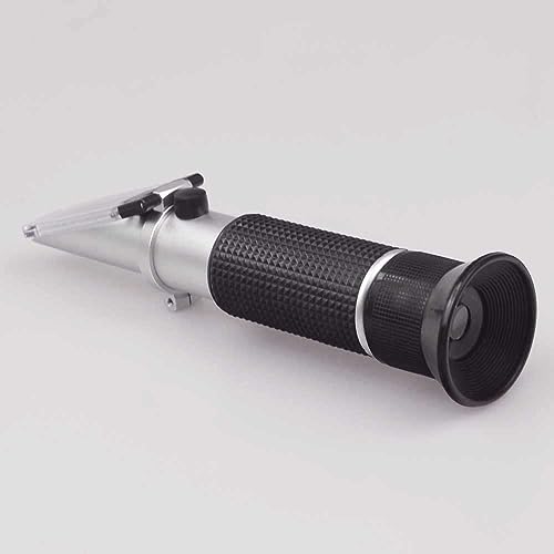 Salinity Refractometer 0~28% Scale Range, Measuring Sodium Chloride Content in Brine, Seawater and Industry. Salinometer for Food with Automatic Temperature Compensation (ATC)