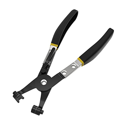 Renekton Hose Clamp Plier Swivel Flat Band for Removal and Installation of Flat-Band or Ring-Type Hose Clamps
