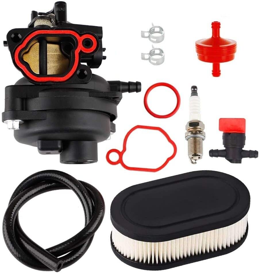 QDYZPP FOR Carburetor + Air Filter For Craftsman M110 M230 M400 Lawn Mower