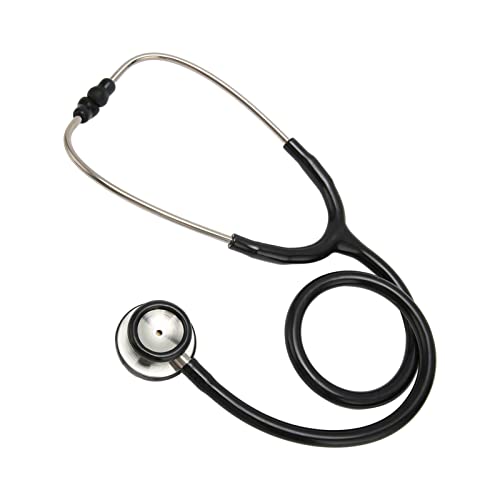 Stethoscope, Professional Clear Transmission Soft Ear Plugs Fetal Heart Stethoscope Dual Head Stainless Steel for Nurses for Clinic