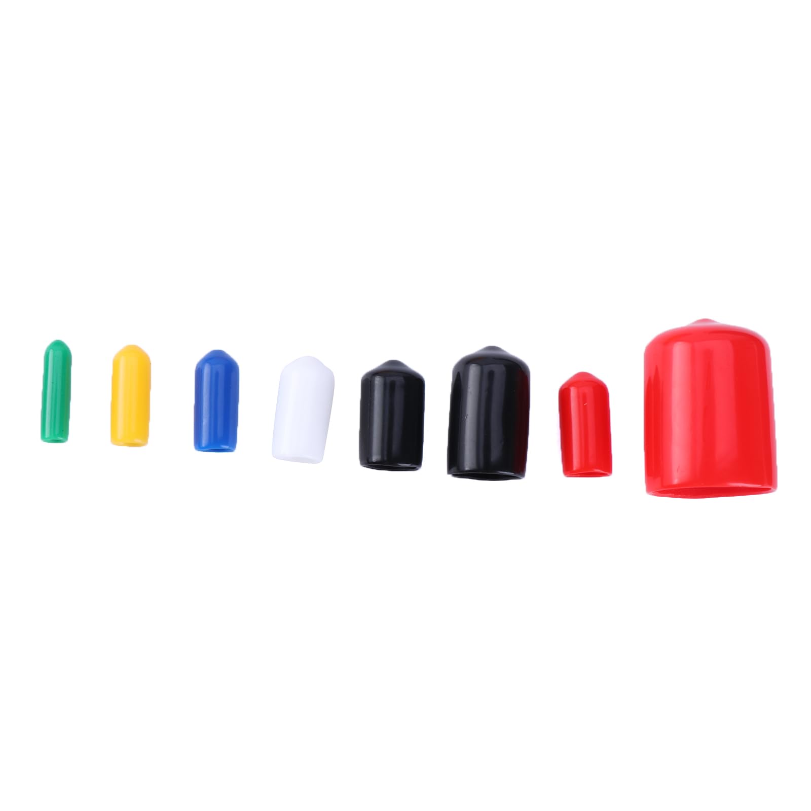 Upgraded Rubber End Caps with Storage Slip Resistant Protectors Rubber Caps Set for Screws & Round Tubes