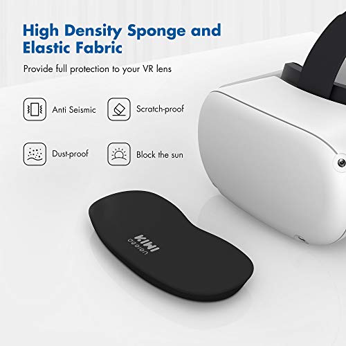 KIWI design Lens Protector Compatible with Quest 2 Accessories, Lens Cover Compatible with Quest 2, Quest 1, Rift S, Valve Index, Pico 4 and HP Reverb G2 (Basic)