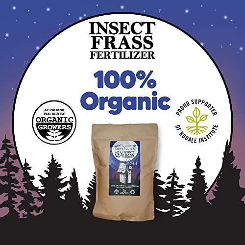 Organic Mechanics 3-2-2 Insect Frass Fertilizer, 2lbs