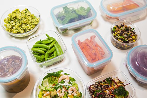 Lock&Lock Bisfree Rectangular Tableware with Leak Proof Locking Lid, 2.7-Cup