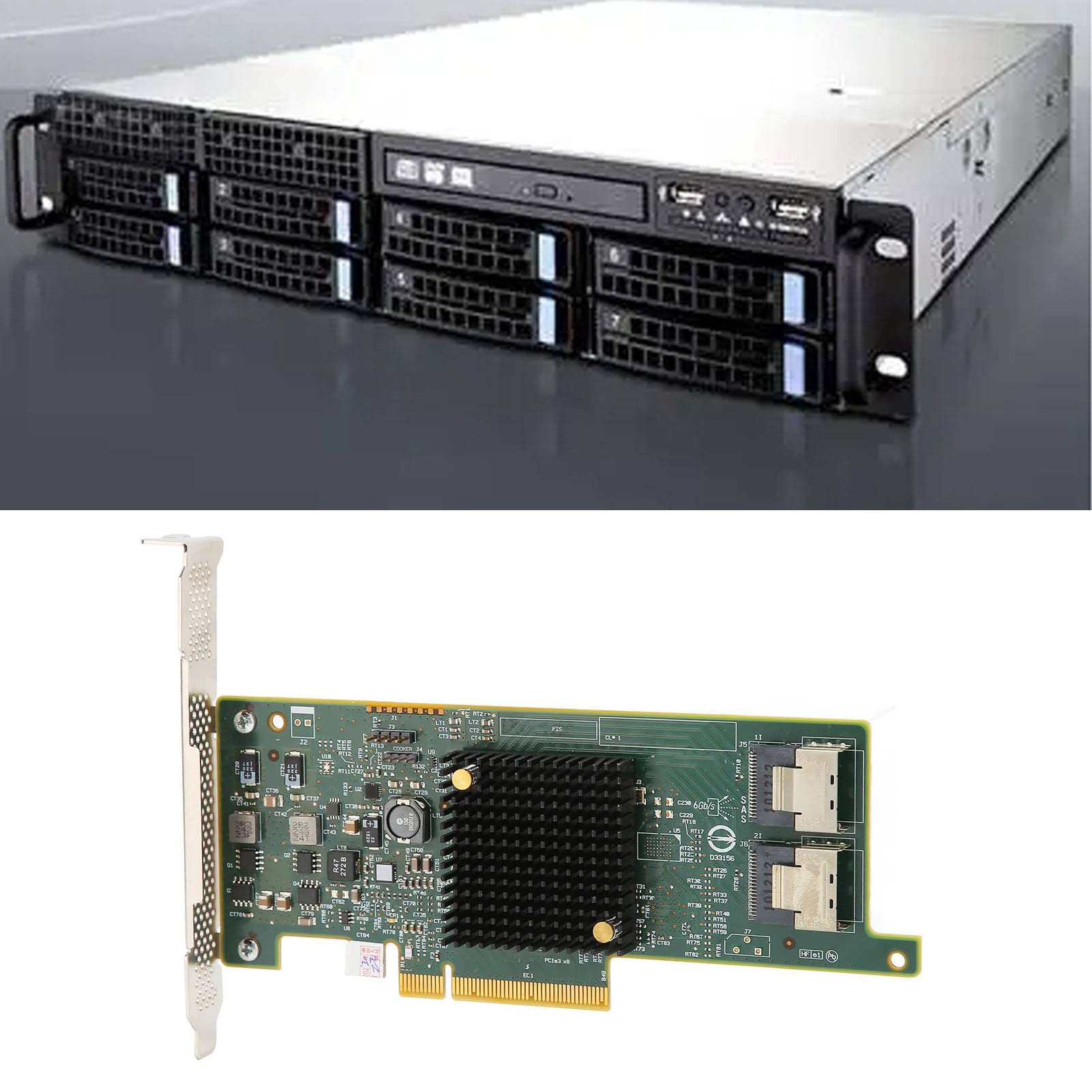 Server Board Adapter, Server PCB High Speed PCB for HDD to SSD Tape Drives