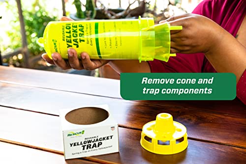 RESCUE! Reusable Yellowjacket Trap β Includes Attractant