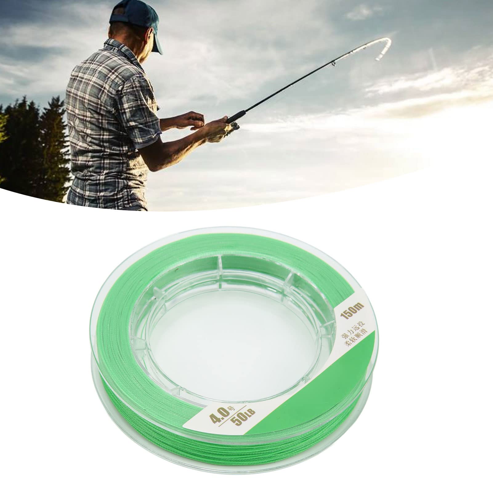 Naroote Fishing Line Durable Soft Fishing Line 492.1ft for Fishing (4.0#)