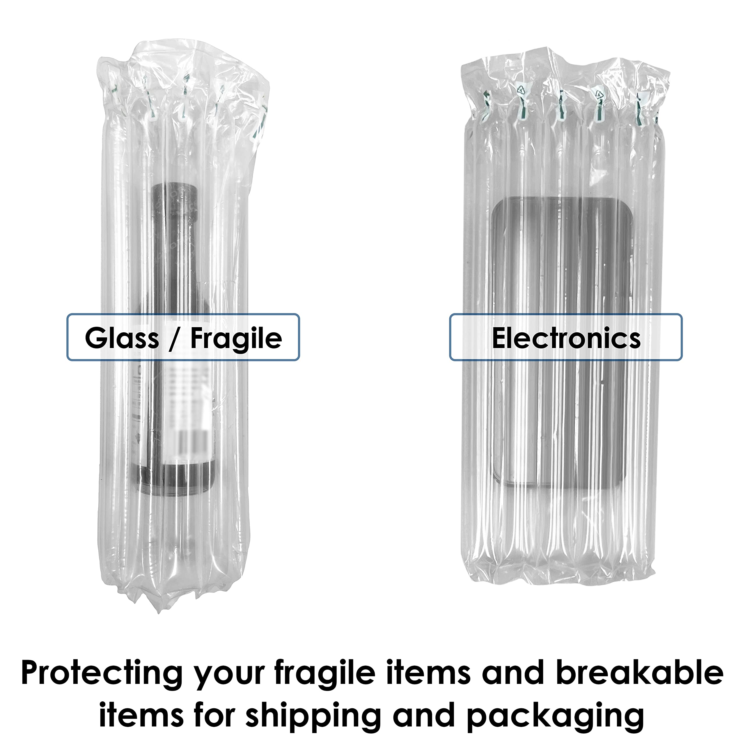 Innovative Haus 10 Inch x 144 Feet Inflatable Bubble Cushioning Wrap with Free Pump - Air Pillows for Shipping - Column Wrap for Heavy Duty Packing and Shipping Packaging