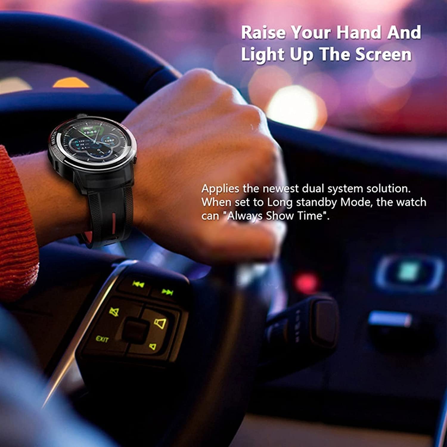 QINERSAW Smart Watch Men Ladies Universal with 2 Cameras Smart Watch with Call, Face ID, Tracker, Waterproof, App Message Reminder 32GB RAM