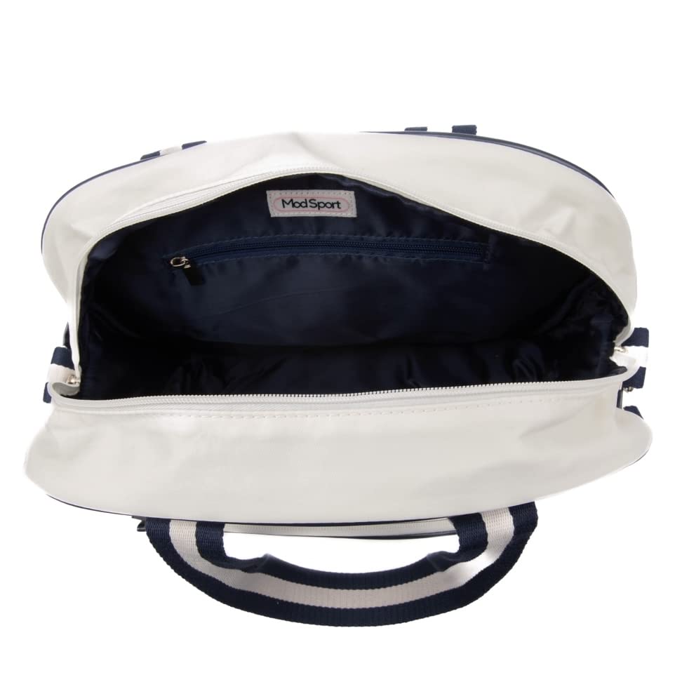 Mod Sport Pickleball Bag Premium Pickleball Tote Bag with Racket Case, Water Bottle Holder, Shoulder Strap (White)