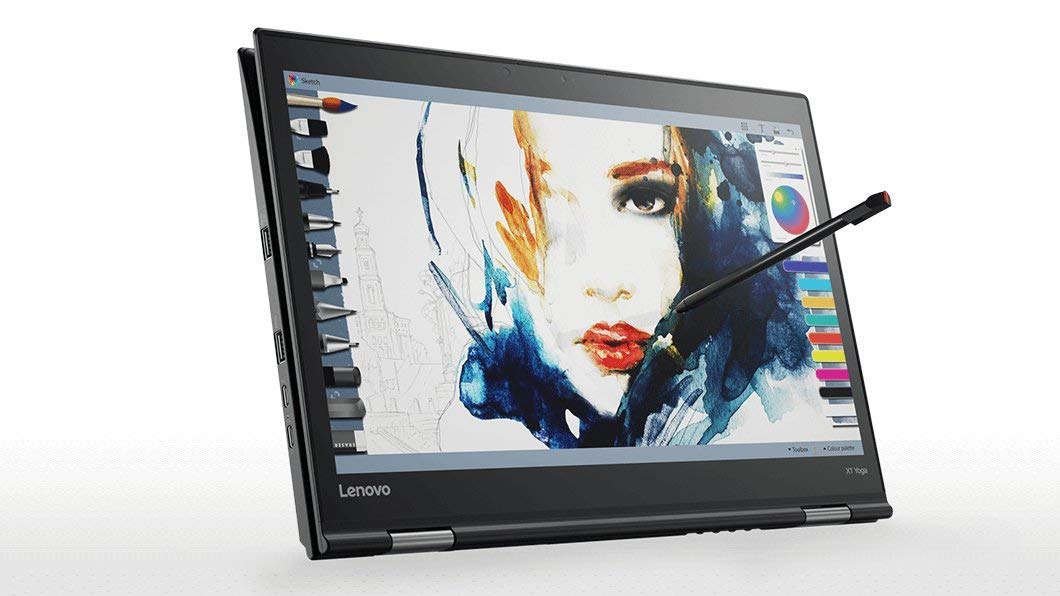 Lenovo Thinkpad X1 Yoga 2nd Gen 2-in-1 Laptop (20JD-000RUS) Intel i5-7300U, 8GB RAM, 256GB SSD, 14-inch FHD 1920x1080 IPS Touch Screen, Win10 (Renewed)