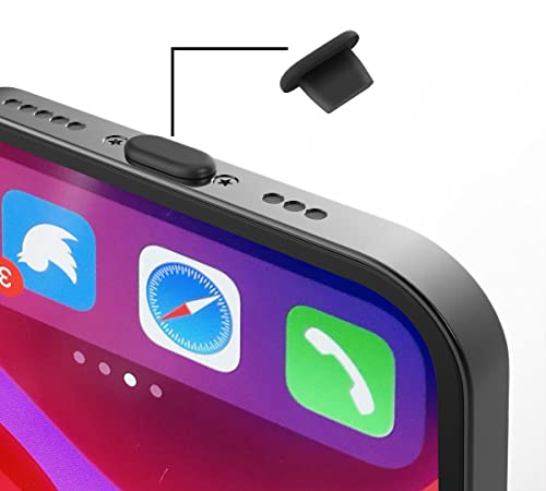 Port Plug for iPhone Lightning Charging Port - 20PC iPhone Dust Plug Charging Port Plug for iPhone 14 Pro Max iPhone 14 13 12 11 8 7 X XR XS SE Pro Max & iPad Mini/Air Pods, w/Port Cleaning Brush