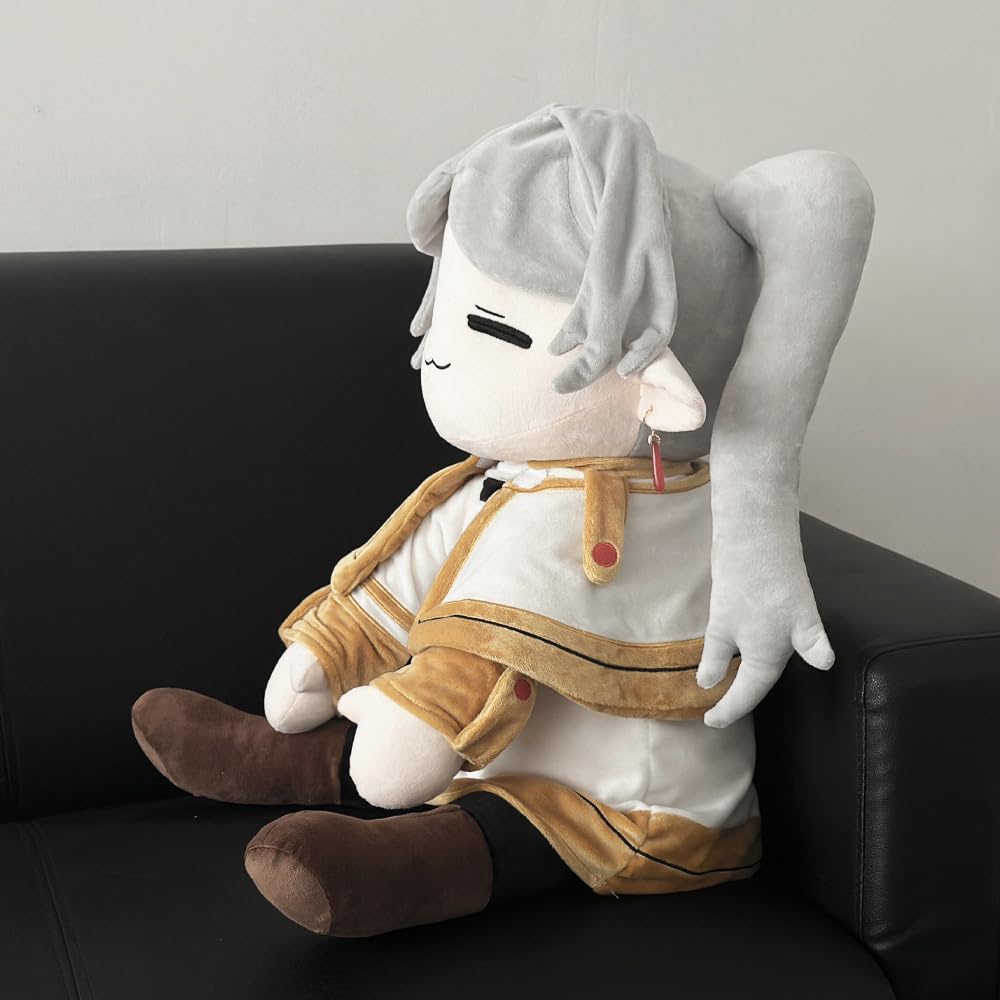 QAHEART 2024 New Frieren Soft Figure Pillow, 75cm Big Size Anime Figure Hug Pillow Home Sofa Cushions Decoration