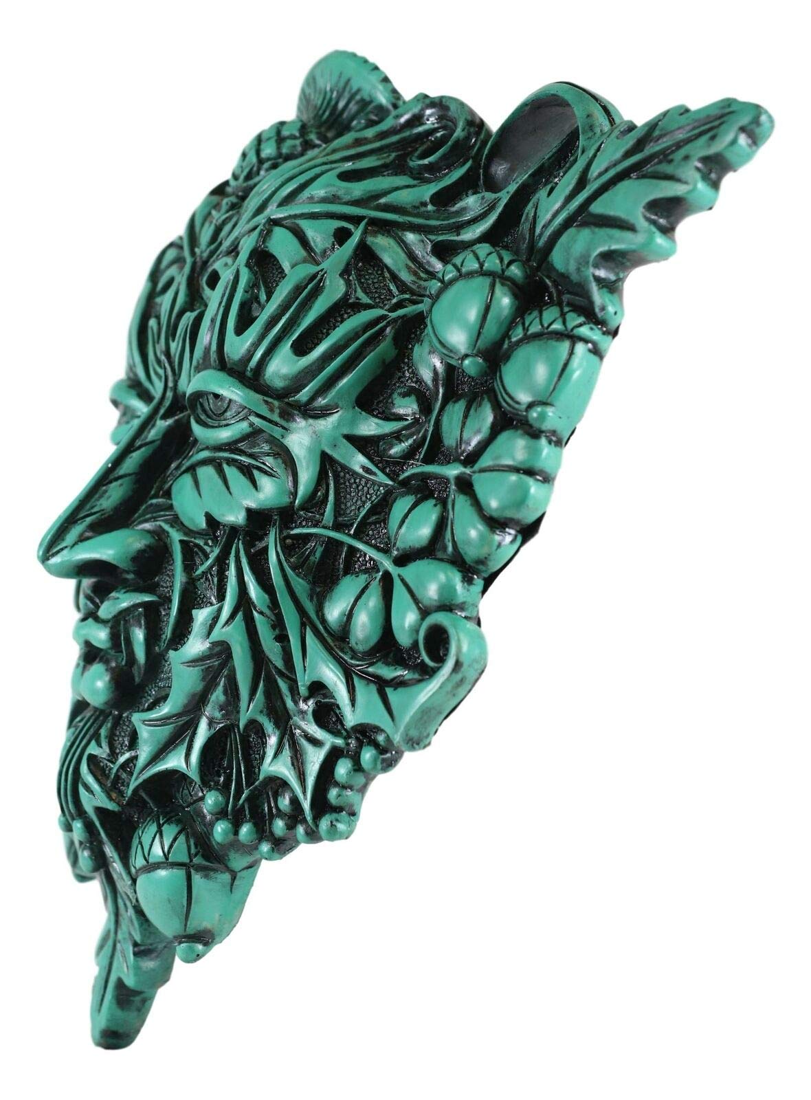 PIÑATAS OLE Green Acorn and Clover Greenman Unique Wall Plaque Figure by Maxine Miller - Favorite Decor Store