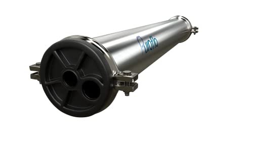 Reverse Osmosis Commercial Stainless Steel Membrane Housing 2.5 x 40 3/8 Feed