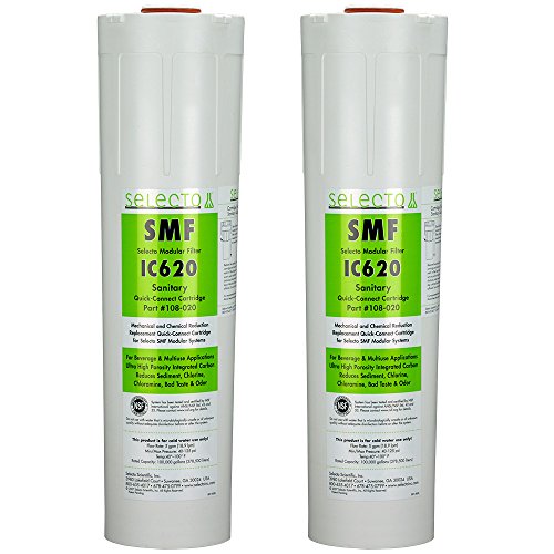 SELECTO SCIENTIFIC SMFIC620-2 Water Filtration Cartridge For fountain beverage systems 108-0202