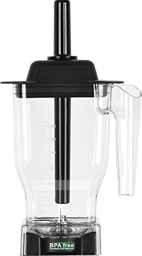 OmniBlend V Commercial Blender for Smoothies Shakes Cocktails, Heavy Duty 3-Speed, Self-Cleaning, Includes Multi-functional 2-in-1 Wet Dry Blades, 1.5 Liter BPA-Free Shatter-Proof Jar (Black)