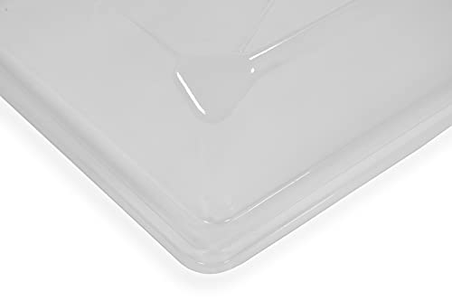 Mopalo 5 Pack of 3.5" Extra Strength 10x20 Humidity Domes for 1020 Trays - Clear Plastic Propagation Domes Fit Most Standard 10x20 Seedling Trays - Germination Trays are NOT IncludedâŚ