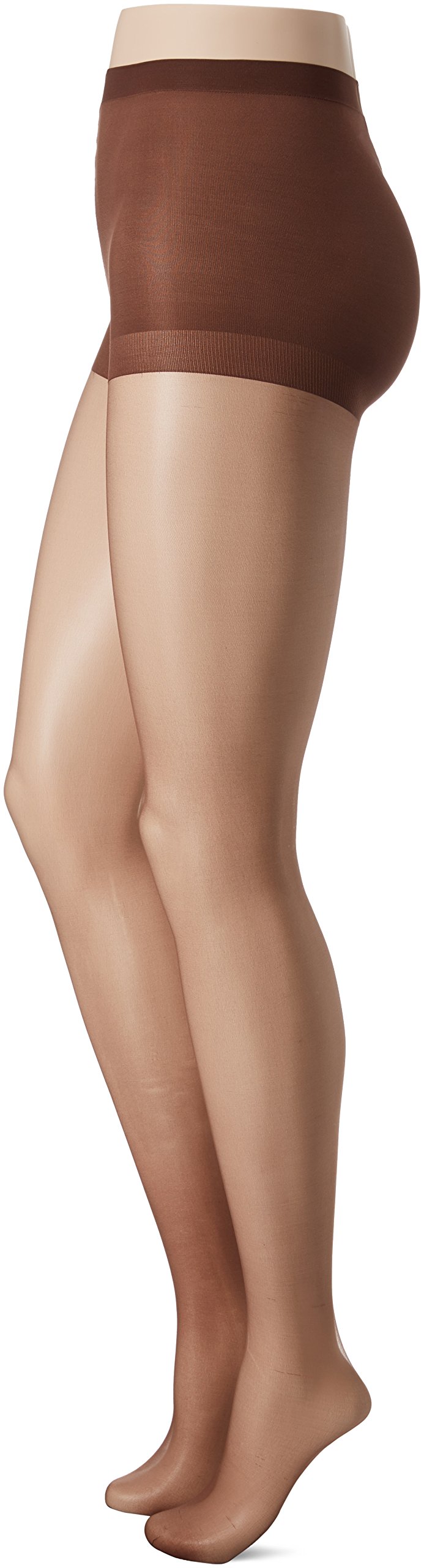 L'eggs Women's Silken Mist Control Top Panty Hose, Coffee 1-pack, Queen US