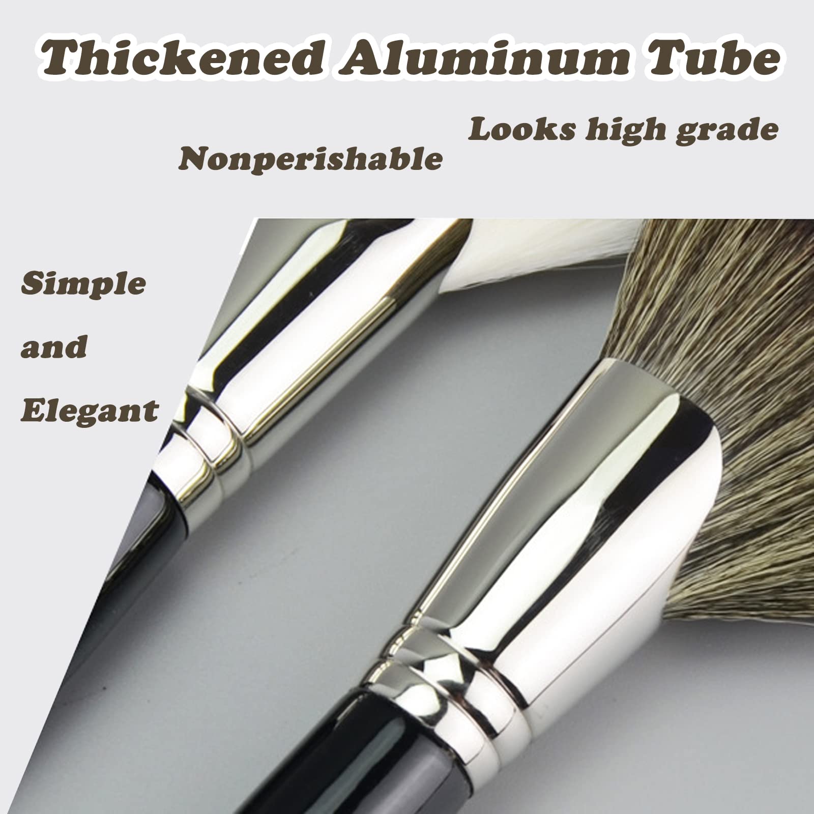 Premium Synthetic Make Up Contour Brush, Face Bronzers Brush,Blending, Buffing, Stippling Bristles, Sculpting Brushes for Liquid, Cream, Powder Cosmetic. Pro Dense, Soft Quality Brushes (Black)