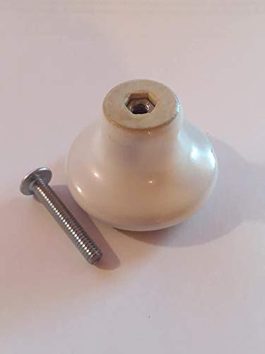 SET OF 2 KNOBS - Potatoes Onions Sack Bag - DECORATIVE Glossy CERAMIC Cupboard Cabinet PULLS Dresser Drawer KNOBS