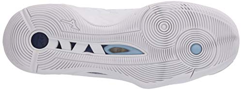 Mizuno 430260.0051.16.1150 Wave Momentum Women's Volleyball Shoe White-Navy (0051) 11 1/2 (1150)