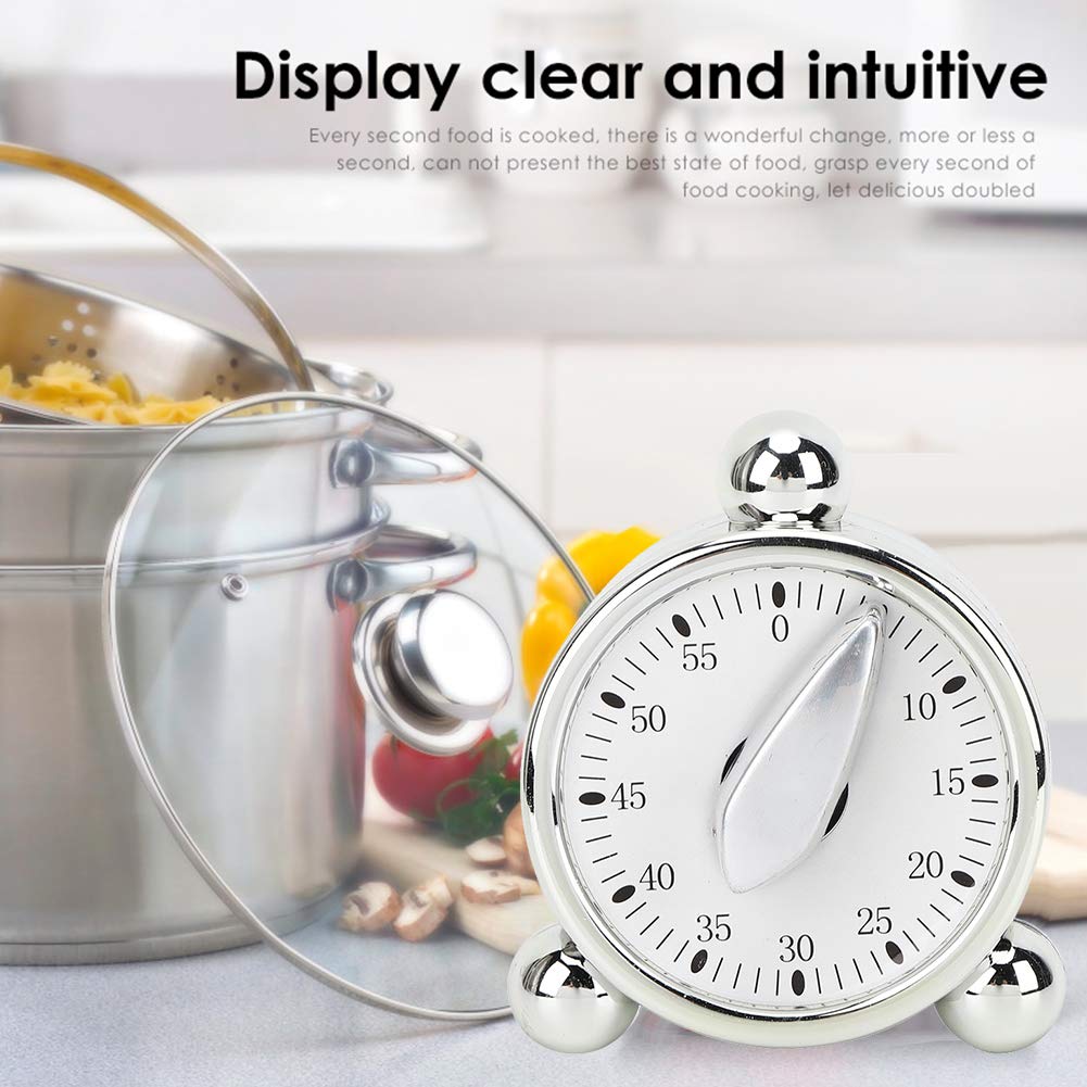Mechanical Timer Cooking Reminder Precise Alarm Clocks for Kitchen Hairdressing and Beauty Salon