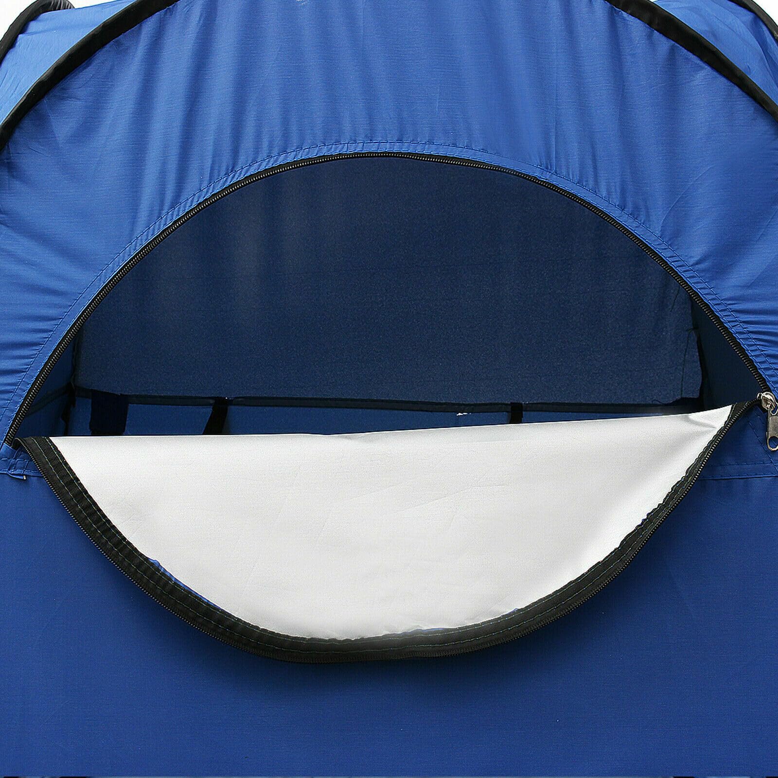 Inhdolnd Blue 59"x59"x75" Portable Outdoor Instant Pop Up Tent Privacy Camping Shower Toilet Changing Room