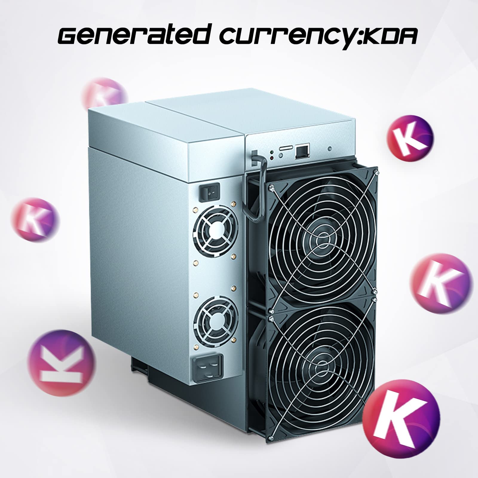 QUEP New Goldshell KD LITE Miner 16.2TH/S 1330W/h KDA Miner Network Mining Machine Low Noise Miner Noise Quiet Mining