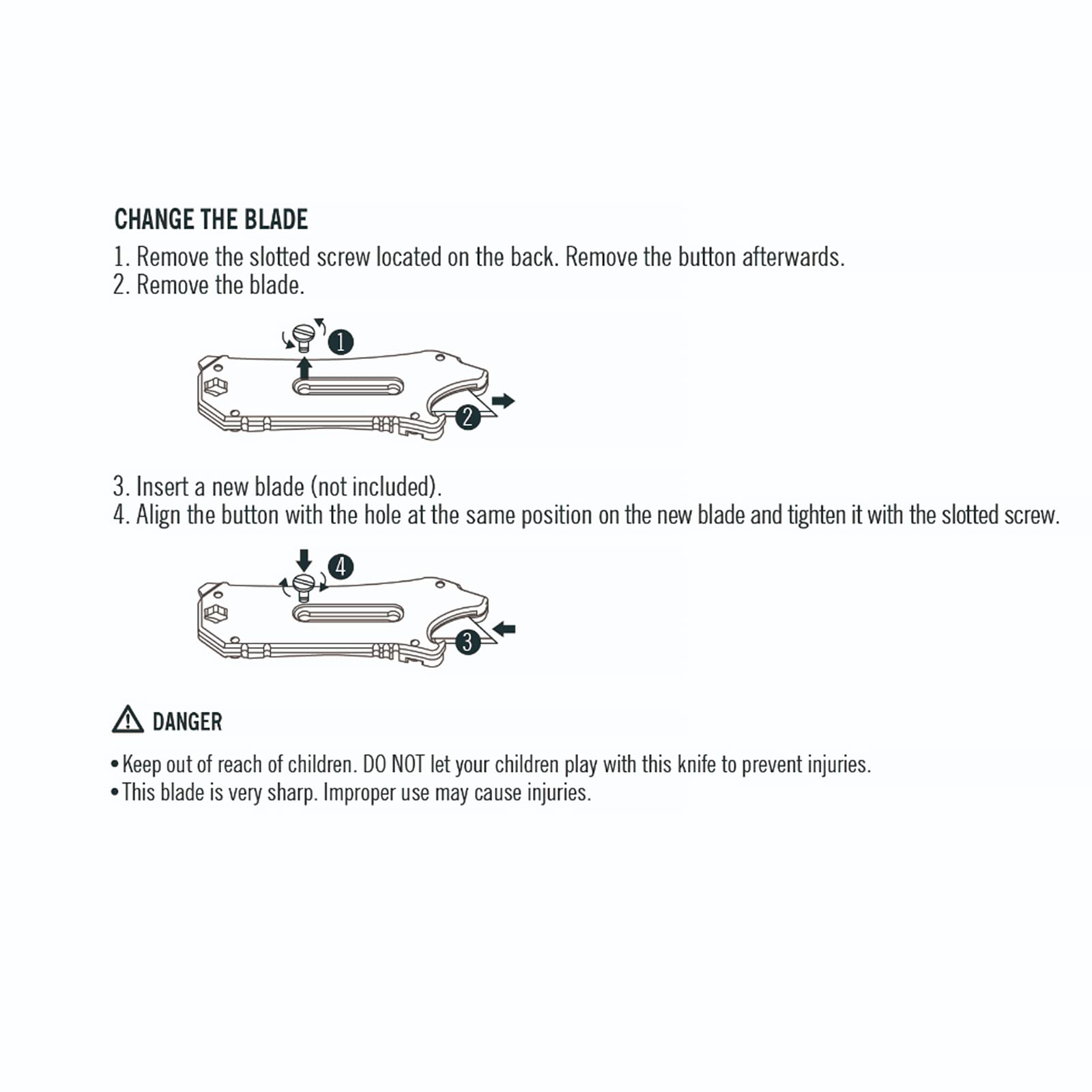 OKNIFE Otacle Utility Knife Blades, SK2 Steel,Adaptation with Otacle Utility Knife&Otacle U1