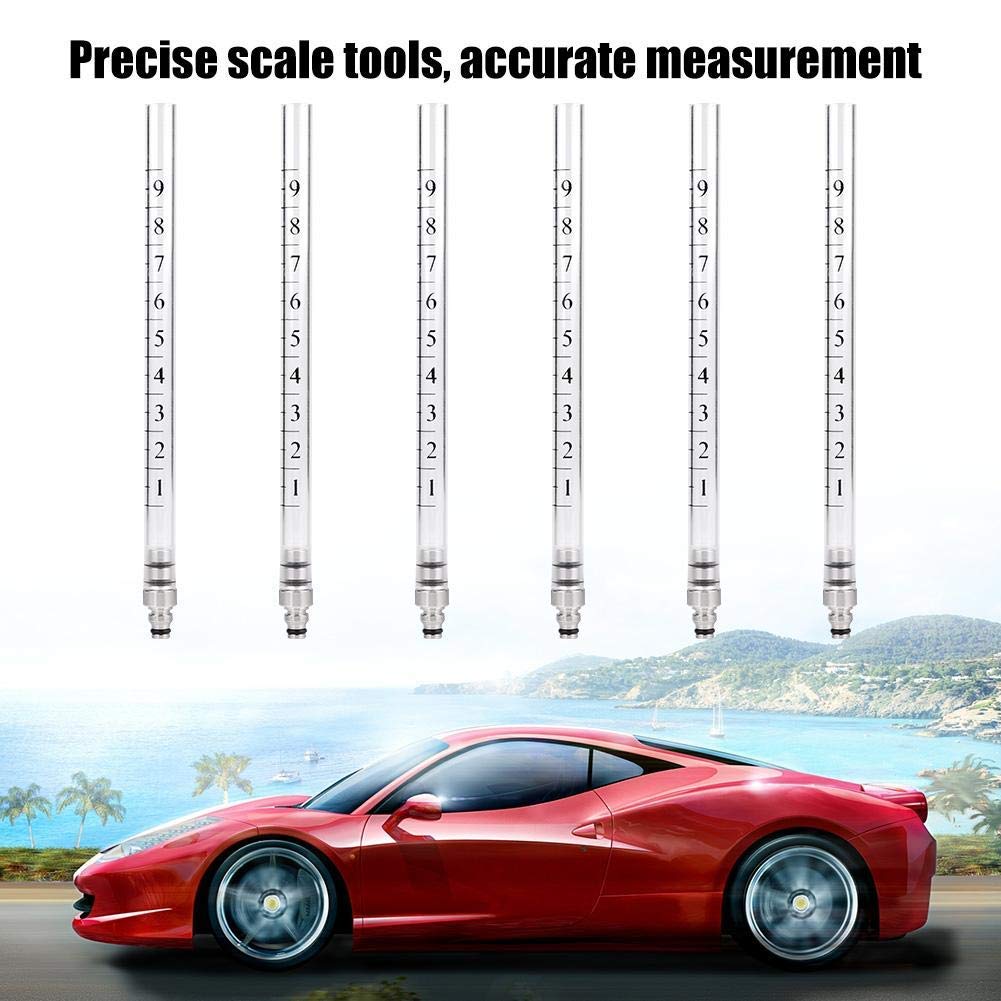 Injector Flow Diagnostic Cylinder Common Rail Adapter Tester Fuel Line Test Tool Kit W/Nozzle Tester Flow Meter Test Tools